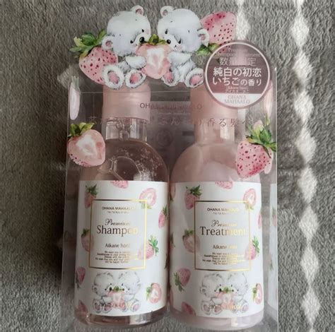 オハナマハロ プレミアム シャンプー トリートメント 純白の初恋 いちごの香り ヘアケア