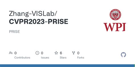 GitHub Zhang VISLab CVPR2023 PRISE PRISE