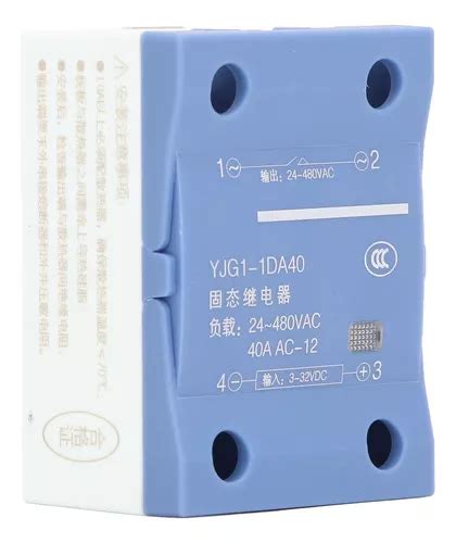 Módulo De Relé Ssr De Estado Sólido 40a Monofásico Dc 332v