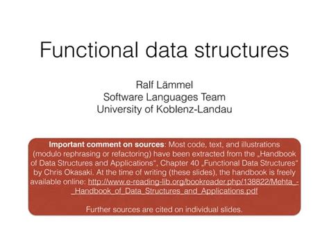 Functional Data Structures Ppt