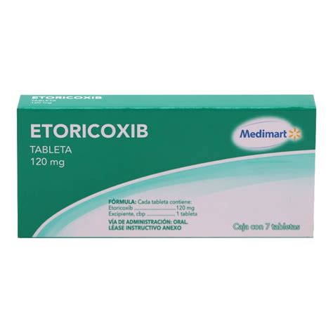 Etoricoxib Medimart 120 Mg 7 Tabletas Walmart