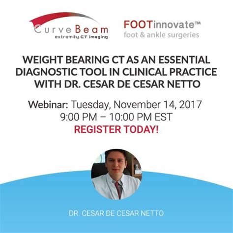 Webinar Clinical Insights From Dr Cesar De Cesar Netto Curvebeam Ai