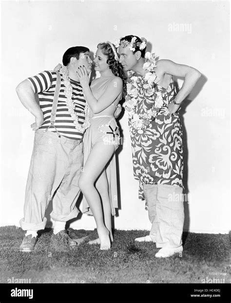 Pardon My Sarong Lou Costello Left Bud Abbott Right 1942 Stock