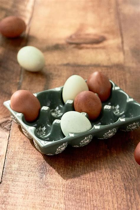 Countryside Egg Crate Egg Crates Ceramic Egg Holder Crates