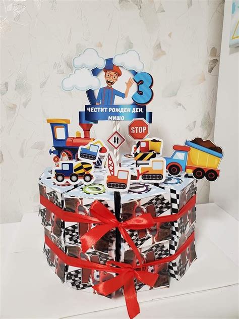 Картонена торта с Блипи и Макуин Handmasters Bg