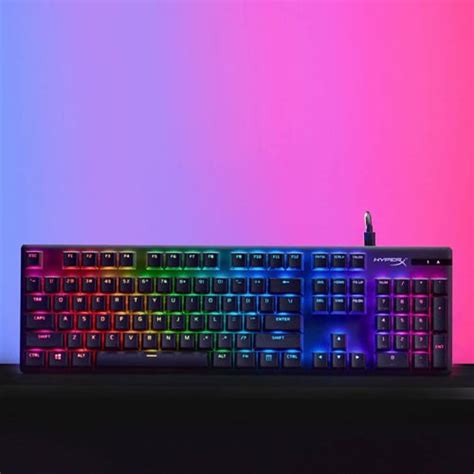 Keyboard คีย์บอร์ด Hyperx Alloy Origins Pbt Hyperx Red Switch Rgb
