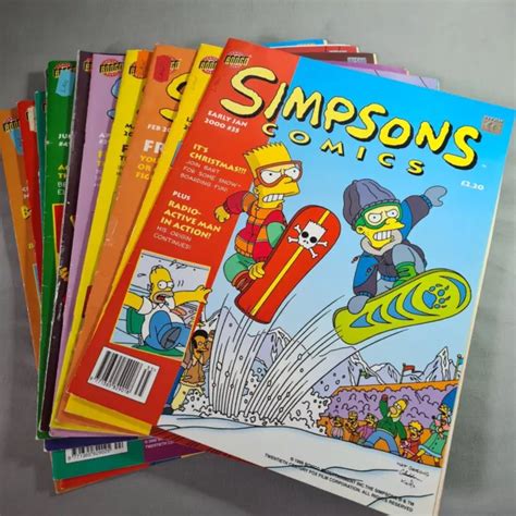 Simpsons Comics X 11 Issues Bundle Job Lot 2000 Bongo Comics £24 99