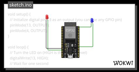 Wokwi Online ESP32 STM32 Arduino Simulator