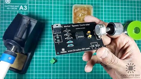 Pwm Dc Motor Controller Using Ne555 Timer Ic Electronics Project In