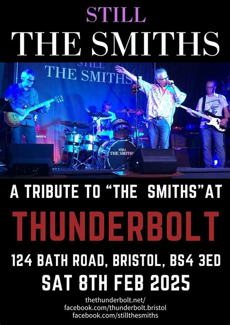 Still The Smiths Tickets — £655 The Thunderbolt Bristol