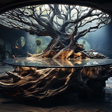 Root Table A Fusion Of Nature And Artistry