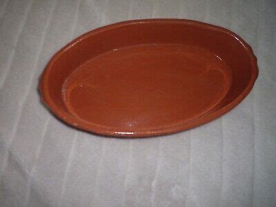PLAT FOUR EN terre cuite faience décoré EUR 1 00 PicClick DE