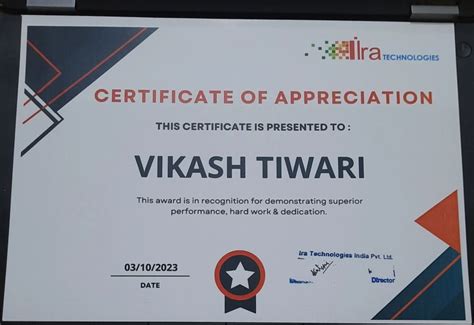 Vikash Tiwari On Linkedin Recognition Appreciation Thankyou Appreciation Work