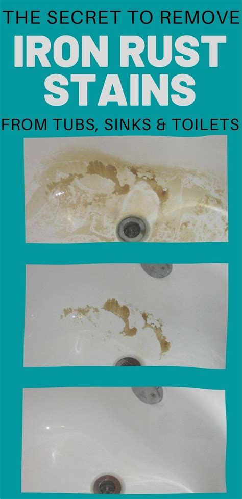 How To Remove Rust Stains From Bathtub Toilet And Sink Artofit