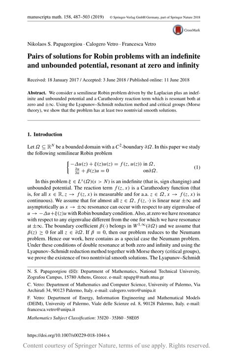 Pairs Of Solutions For Robin Problems With An Indefinite And Unbounded Potential Resonant At