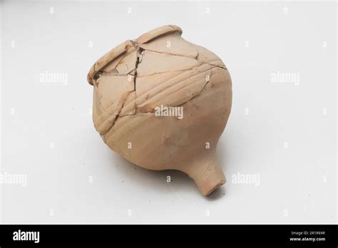 Mohenjo Daro Found Copper Pot Stone Clay Pot Copper Mirrorand Clay