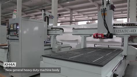 4 Axis Wood Cnc Router Linear Tool Change Machine Kh4a Cnc Router
