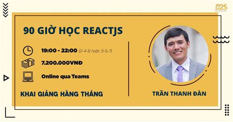 khóa học lập trình viên react js chuyên nghiệp r2s academy