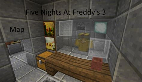 Five Nights At Freddys 3 Full Map Minecraft Map