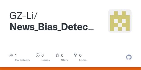 GitHub GZ Li News Bias Detection