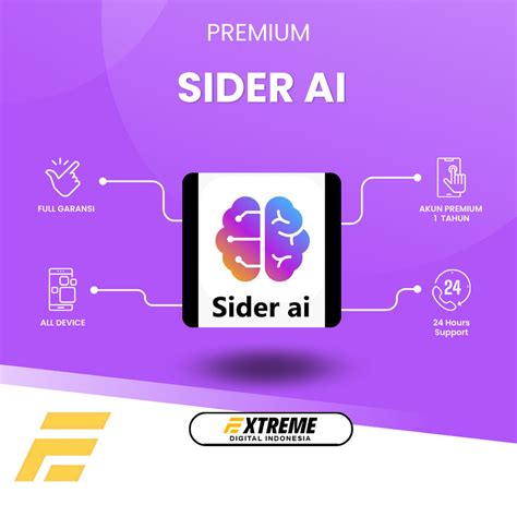 Jual Sider Ai Premium 1 Tahun Resmi Bergaransi Proses Instant