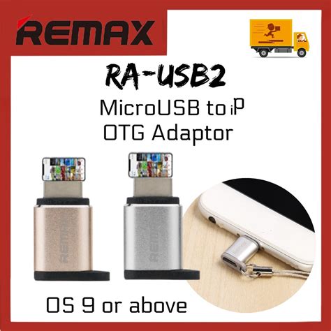 Remax Ra Usb2 Micro Usb Female To Ip Converter Shopee Malaysia