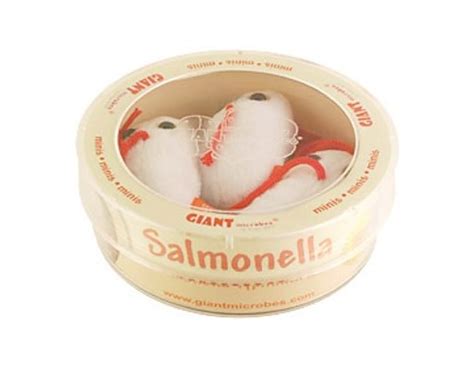 Tub Of 3 Salmonella Plush Toys Geekalerts