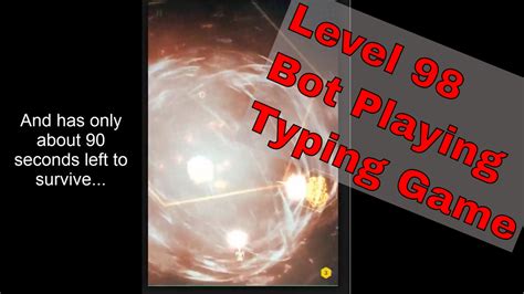 Level 98 In Z Type Typing Space Shooter Playing JavaScript Game
