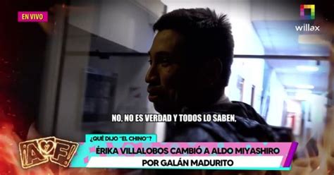 Aldo Miyashiro Marca Distancia De Érika Villalobos Tras Ampay Hace