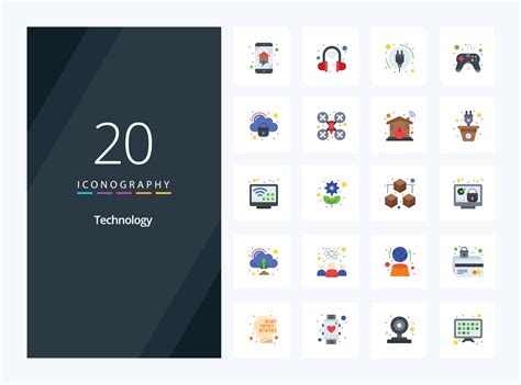 Technology Flat Color Icon For Presentation Vector Art At Vecteezy