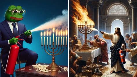 An Antisemitic Fire Extinguisher Attack On A Menorah Has Become A