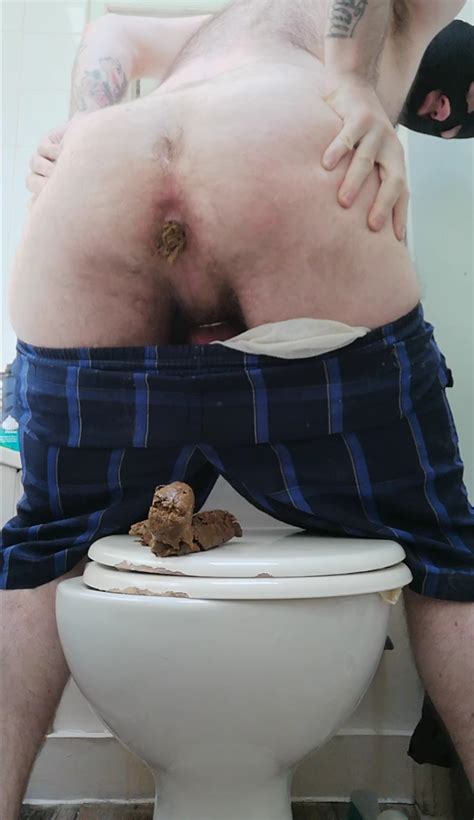 Hairy Alpha Has A Massive Shit