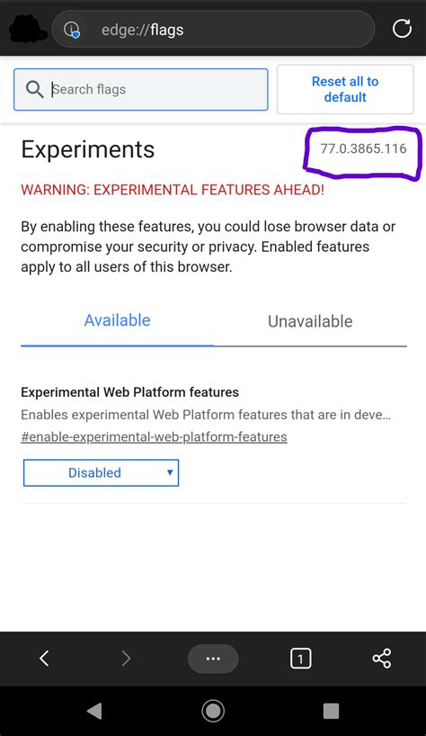 Fixed Need Someone From Edge Team Answer Why Edge Mobile Is Using Chromium Version 77