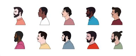 Man Illustration Vector Set 24504916 Vector Art At Vecteezy