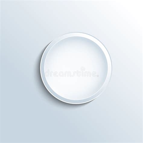 White Water Drop Shape Button Vector Stock Vector Illustration Of