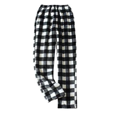 Blvb Womens Flannel Plush Pajama Pants Soft Fuzzy Pajama Bottoms For