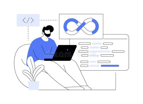 Collaborative Framework Isolated Cartoon Vector Illustrations Stock Vector Illustration Of