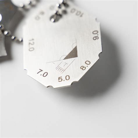 Set Of 2 Right Angle Fillet Weld Measuring Gauges