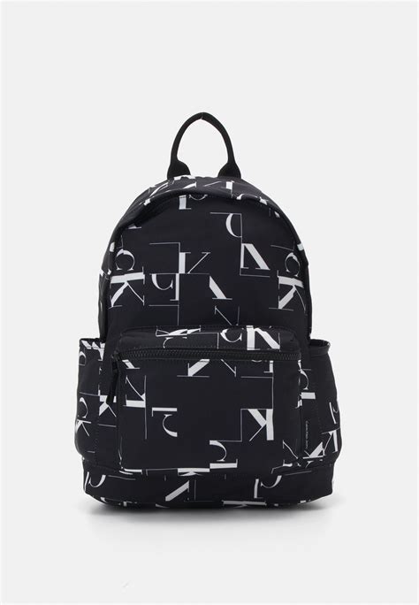 Calvin Klein Jeans City Grid Backpacknisex Skoleransel Blacksvart