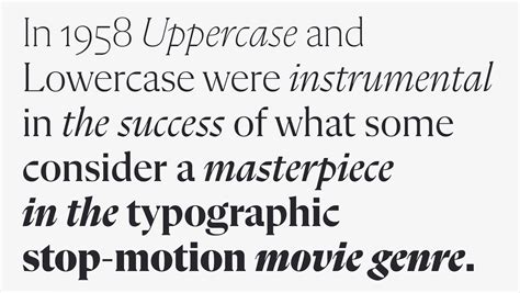 Typefaces