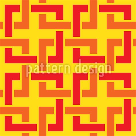 Interlaced Two Seamless Vector Pattern Design