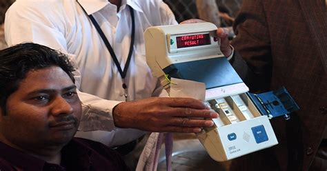 Dummy Evm In Mp State Govt Dismisses The Collector Congress Raises