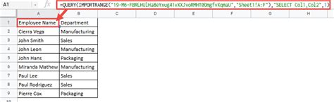 Google Sheets QUERY Guide 10 Easy Examples Spreadsheet Point