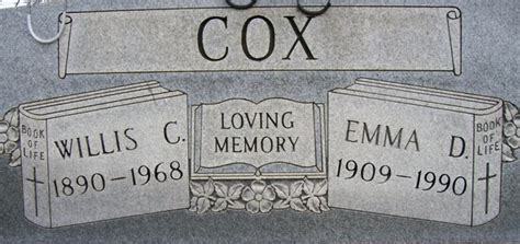 Willis Coleman Cox 1889 1968 Memorial Find A Grave