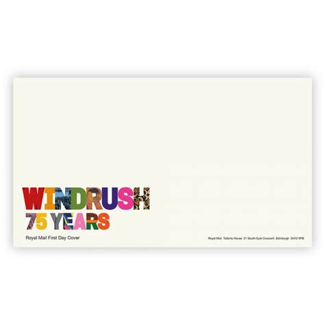 Windrush 75 Years First Day Envelope Royal Mail