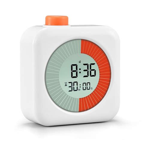 60 Minuters Visuell Timer Dubbel Timerklocka Klassrumstimer