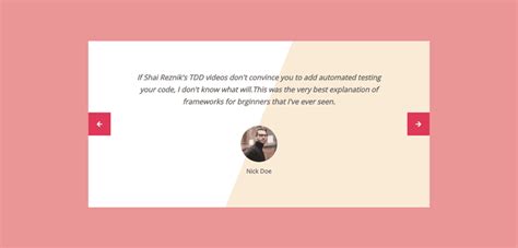 Bootstrap 4 Simple Testimonial Carousel Slider Example
