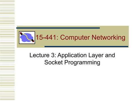Lecture03for Socket Programming Collegeppt
