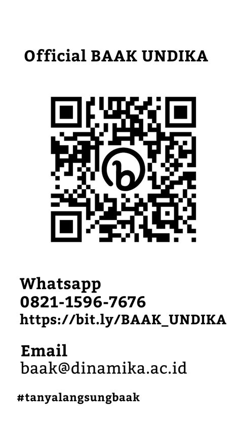 Whatsapp Baak Undika New Universitas Dinamika Surabaya