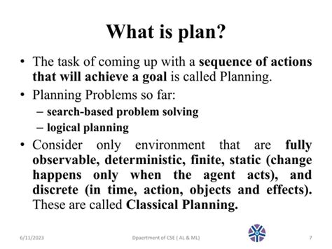 Ai Session 25 Classical Planning Pptx